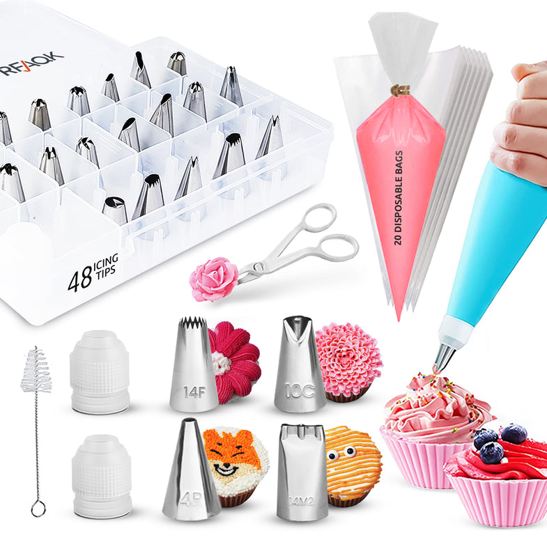 Buy Icing tips & Icing bags in Various Size - RFAQK